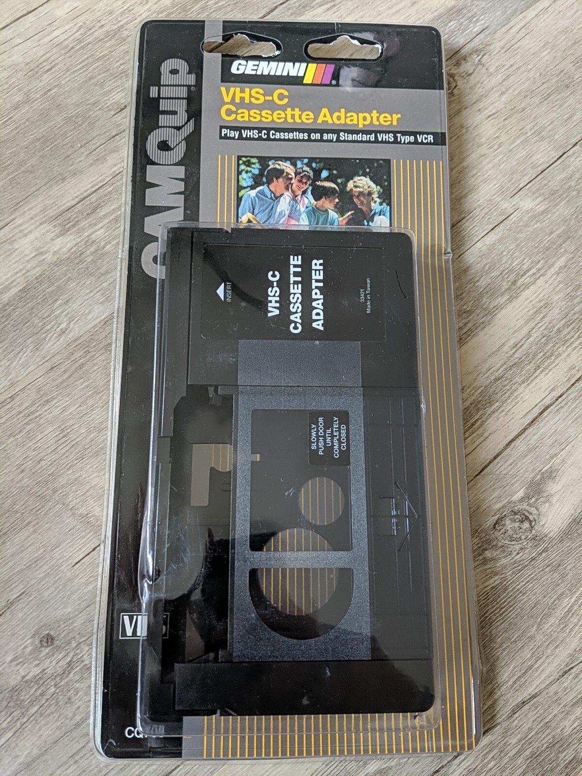 Gemini CamQuip CQ708 Play VHS-C Cassettes On VHS Type VCR Converter ...