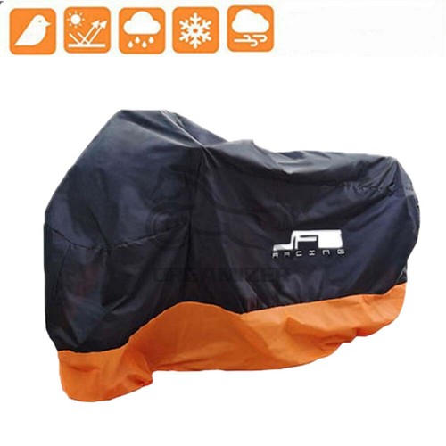 Motorcycle Cover Waterproof Heavy Duty For Winter Outside Storage XL ...
