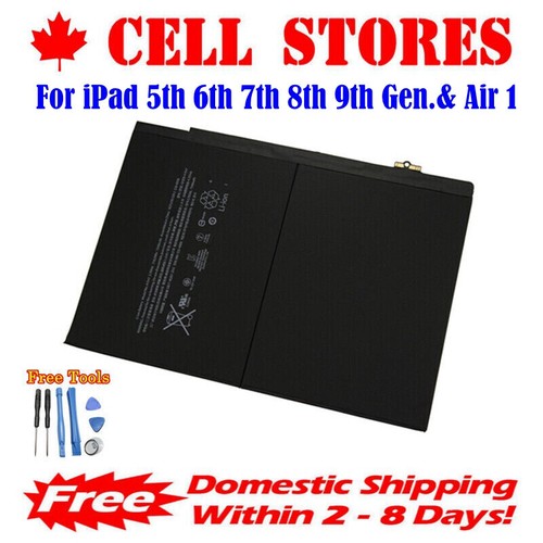 Replacement Battery for iPad 5th 6th 7th 8th 9th Gen. 2017-2021 8827mAh ...