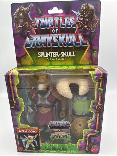 MOTU TMNT Turtles of Grayskull Splinter-Skull Figure Masters Of ...
