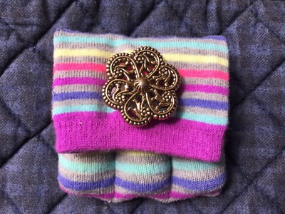 Vintage Button Handmade in the USA essential oils purse travel pouch | eBay