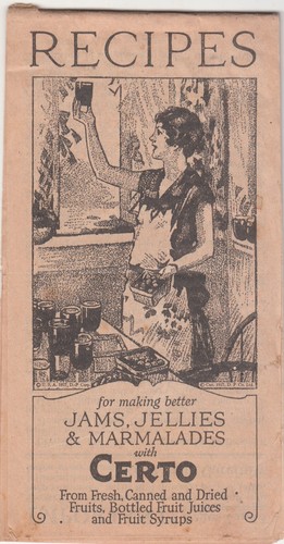 Certo Recipes for Jams Jellies Douglas Pkg Coburg Ontario Canada ...