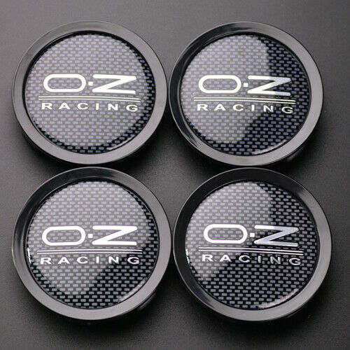 4x 75mm OZ Racing Wheel Center Caps Hub Cover Carbon M608 for OZ ...