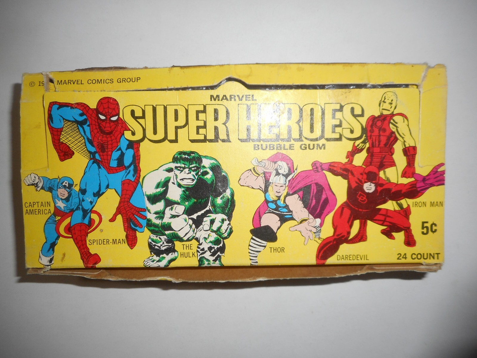 ORIGINAL 1966 MARVEL SUPER HEROES CARD PACK DISPLAY BOX DONRUSS | eBay