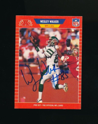 1989 Pro Set Wesley Walker #473 signed auto autograph 003 | eBay