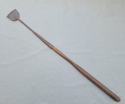 VTG 19 c FLENSING BLADE WITH SPADE TIP WITH WOOD FLENSING HARPOON ...