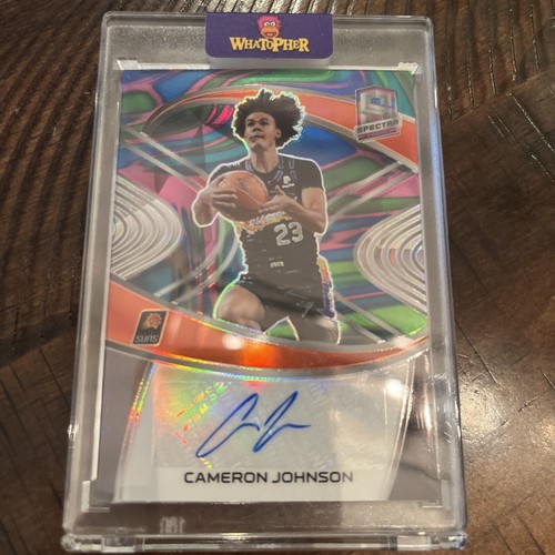 2020-21 Panini Spectra Signatures Prizm #CJO Cameron Johnson Auto /5 ...