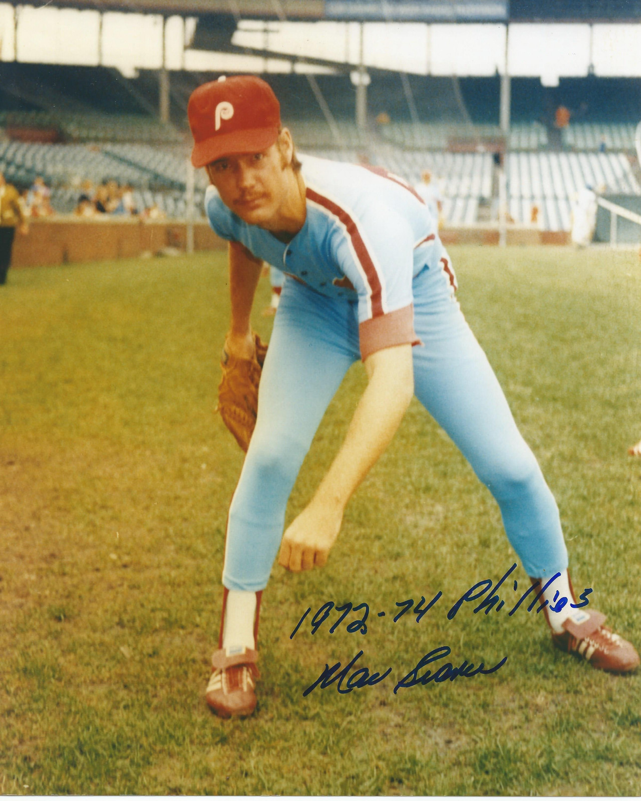 MAC SCARCE Autographed Signed 8 x 10 Photo Philadelphia Phillies COA | eBay