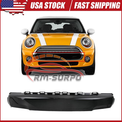For 2014-2018 Mini Cooper Front Black Bumper Number Plate Cover ...