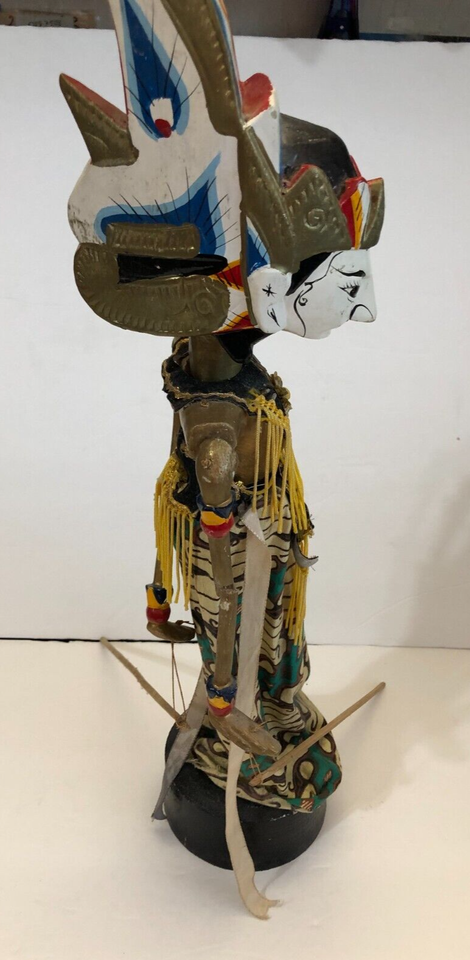 Wayang Golek Wooden Bali Puppet Indonesia Asian Stick Marionette 20 ...
