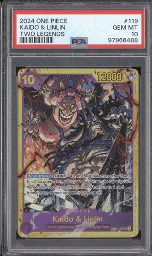 Kaido & Linlin 2024 One-Piece OP08 Two Legends 119 Two Legends PSA 10 | eBay