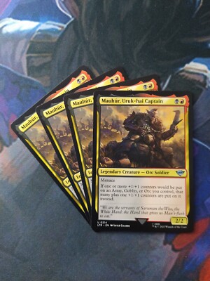 Mauhur, Uruk-hai Captain x 4 | 7% Off 2+ | UB: LOTR | NM | MTG | eBay