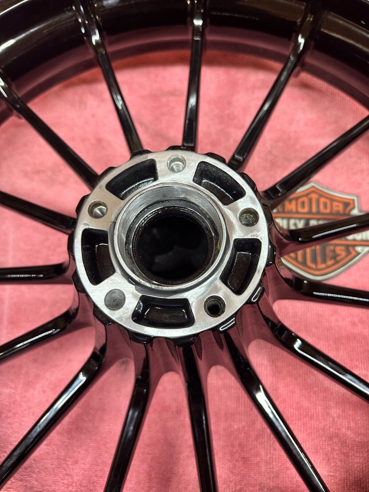 Harley Touring Front Talon Rim 09 -23 Vivid Black Wheel MAG 19X3.5 | eBay