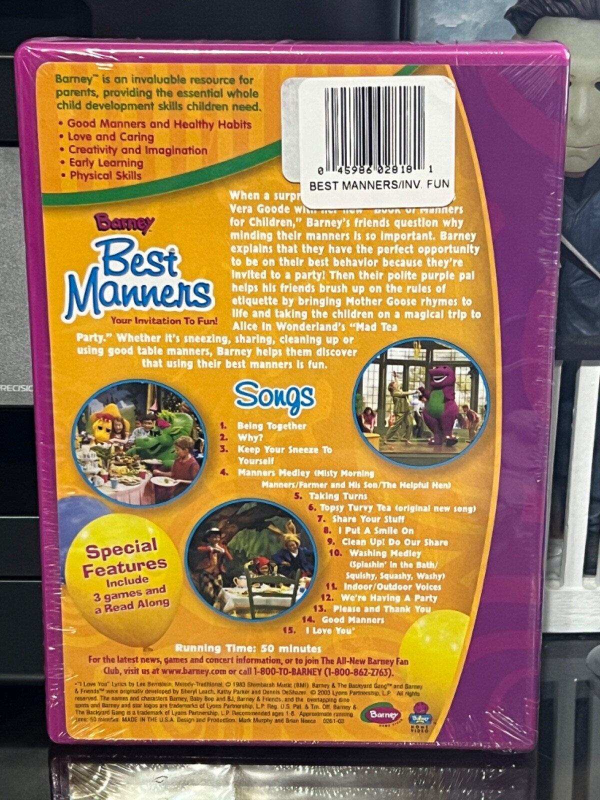 Barney - Barneys Best Manners (DVD, 2003) for sale online | eBay