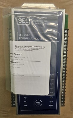 Schweitzer Engineering Laboratories Remote I/O Module SEL-2505 ...