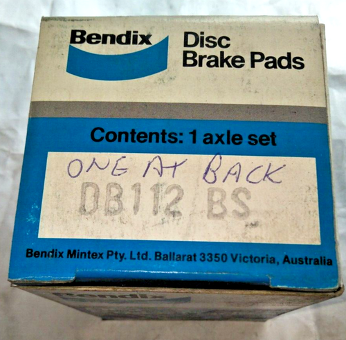 Bendix DB112 BS - Front Brake Pad FIT - SUBARU - MITSUBISHI - Check ...