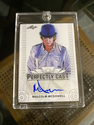 2016 Leaf Pop Century PC-MM1 Malcolm McDowell Auto Autograph A ...