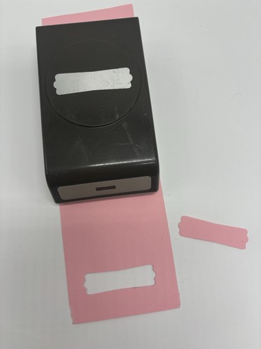 Stampin' Up Modern Label Extra Large Slim Locking Punch Paper Craft ...