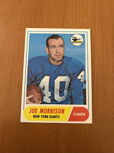 1968 Topps FOOTBALL #211 Joe Morrison VG *PETROSCARDS* | eBay