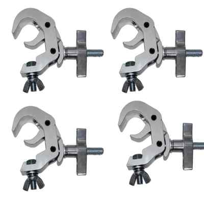 4 Easy Self Lock Clamp with Big Knob For Stage Lighting 2" Truss or ...