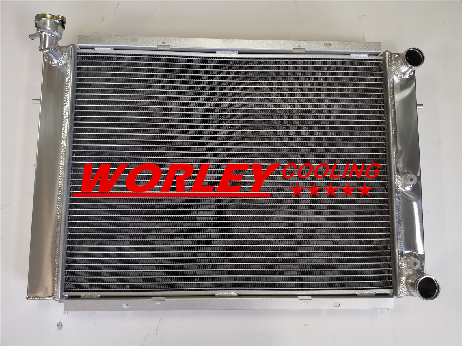 QLD-2ROW Aluminum Radiator for HOLDEN COMMODORE VL RB30 L6 86-88 AT/MT ...