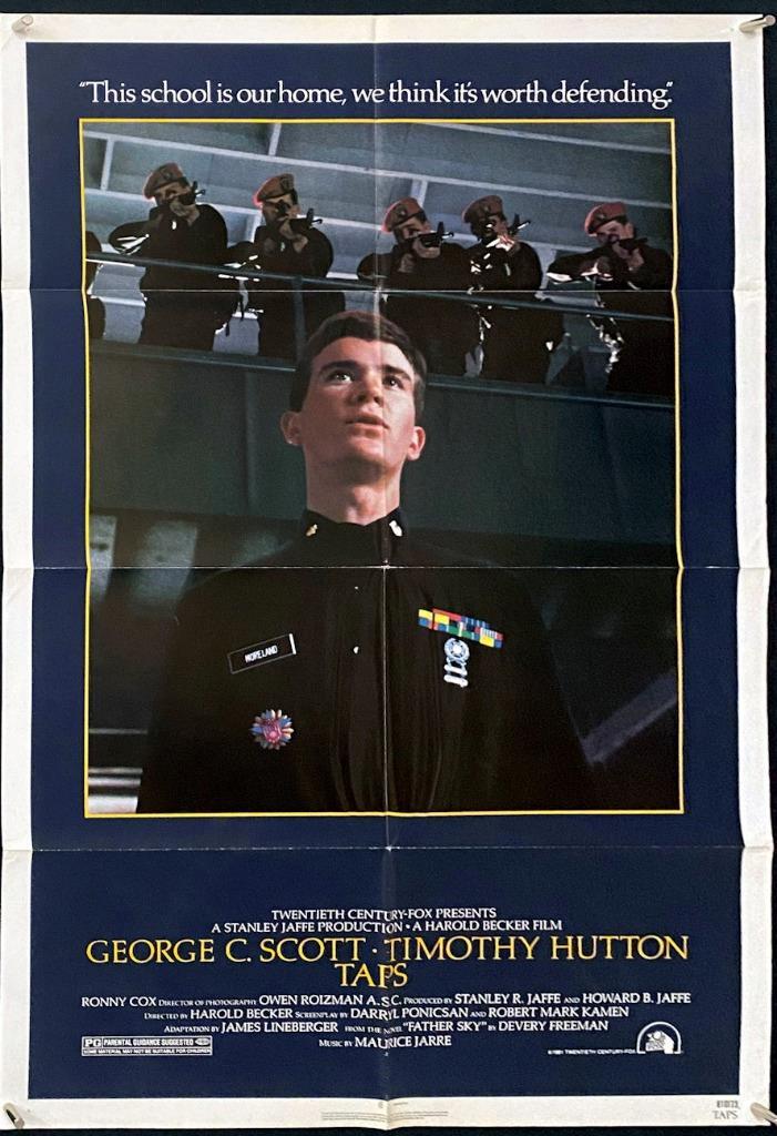 M004 TAPS 1sh '81 Harold Becker, George C. Scott, Timothy Hutton, Sean ...