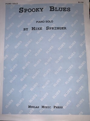 Spooky Blues Piano Solo by Mike Springer | eBay