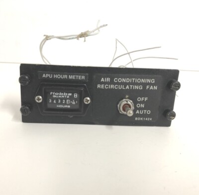 Douglas Aircraft APU & Fan Control Panel 4924242-557 | eBay