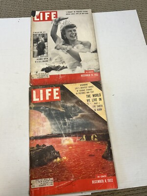 LIFE MAGAZINES DECEMBER 1952 LOT OF 2 VINTAGE ADS VERY GOODS | eBay