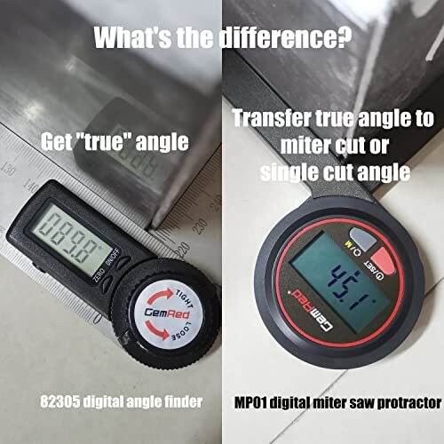 Digital Angle Finder Ruler and protractor combination, Easy and fast ...