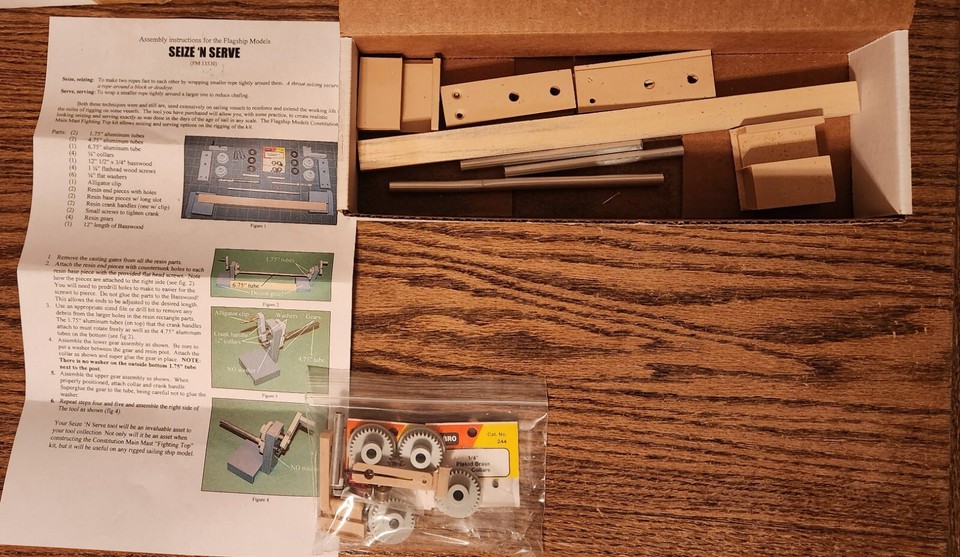 FLAGSHIP MODELS SEIZE 'N SERVE tool to accurately seize & serve rigging | eBay