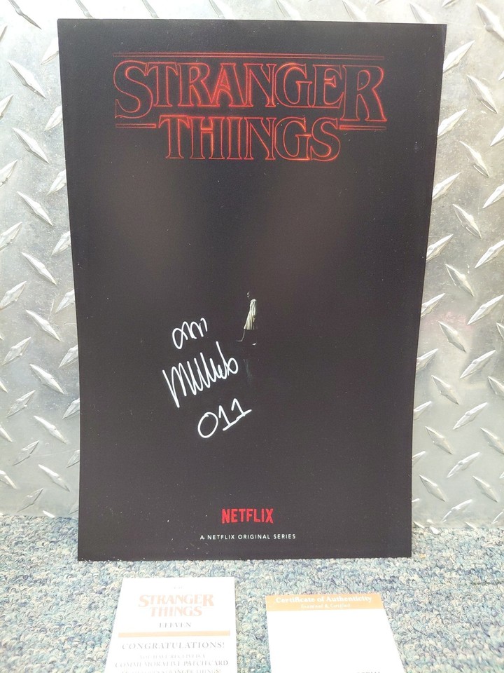 Millie Bobby Brown Signed Photo 011 Stranger Things Autograph 8x12 COA ...