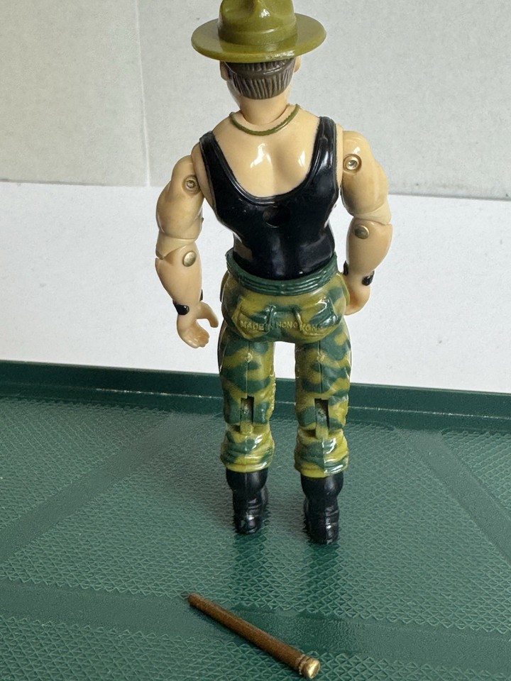 1986 Vintage Hasbro Gijoe Sgt Slaughter Triple T Driver Action Figure ...