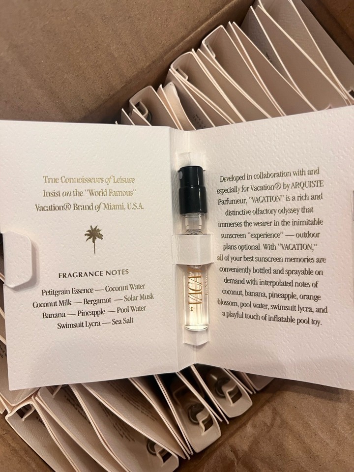 VACATION by Vacation®️ Fragrance Samples Lot of 40 Discontinued | eBay