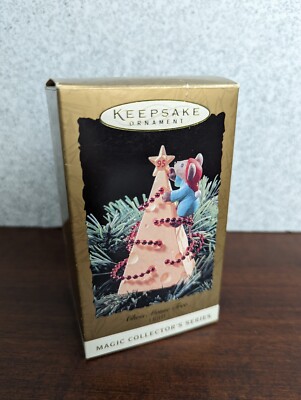 Hallmark Christmas Ornament 1995 Chris Mouse Tree Magic Collectors ...