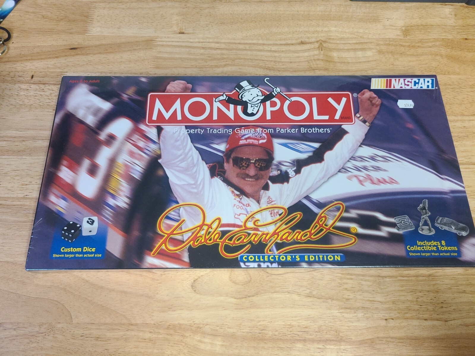 NEW Dale Earnhardt Sr Collectors Edition Monopoly NASCAR Board Game ...