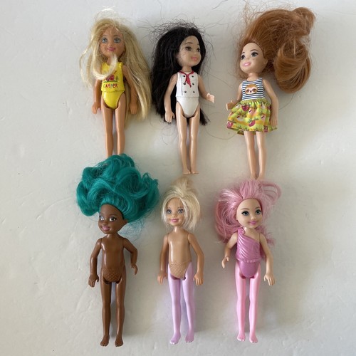 Mattel Barbie Sister Chelsea - 6" Dolls - Lot of 6 Dolls | eBay