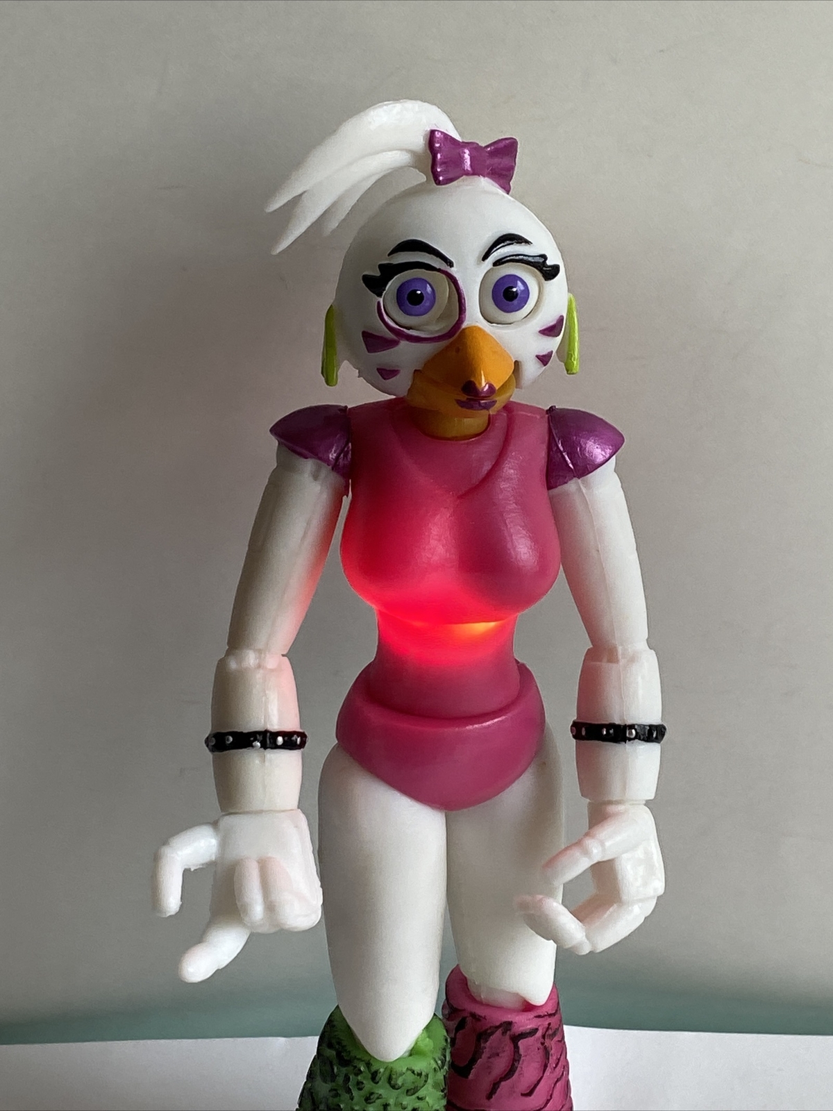 GLAMROCK CHICA FIGURE 9" FNAF Five Nights At Freddy's SECURITY BREACH ...