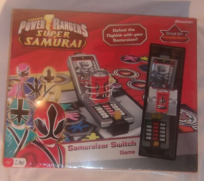POWER RANGERS SUPER SAMURAI SAMURAIZER SWITCH GAME BY PRESSMAN NEW ...