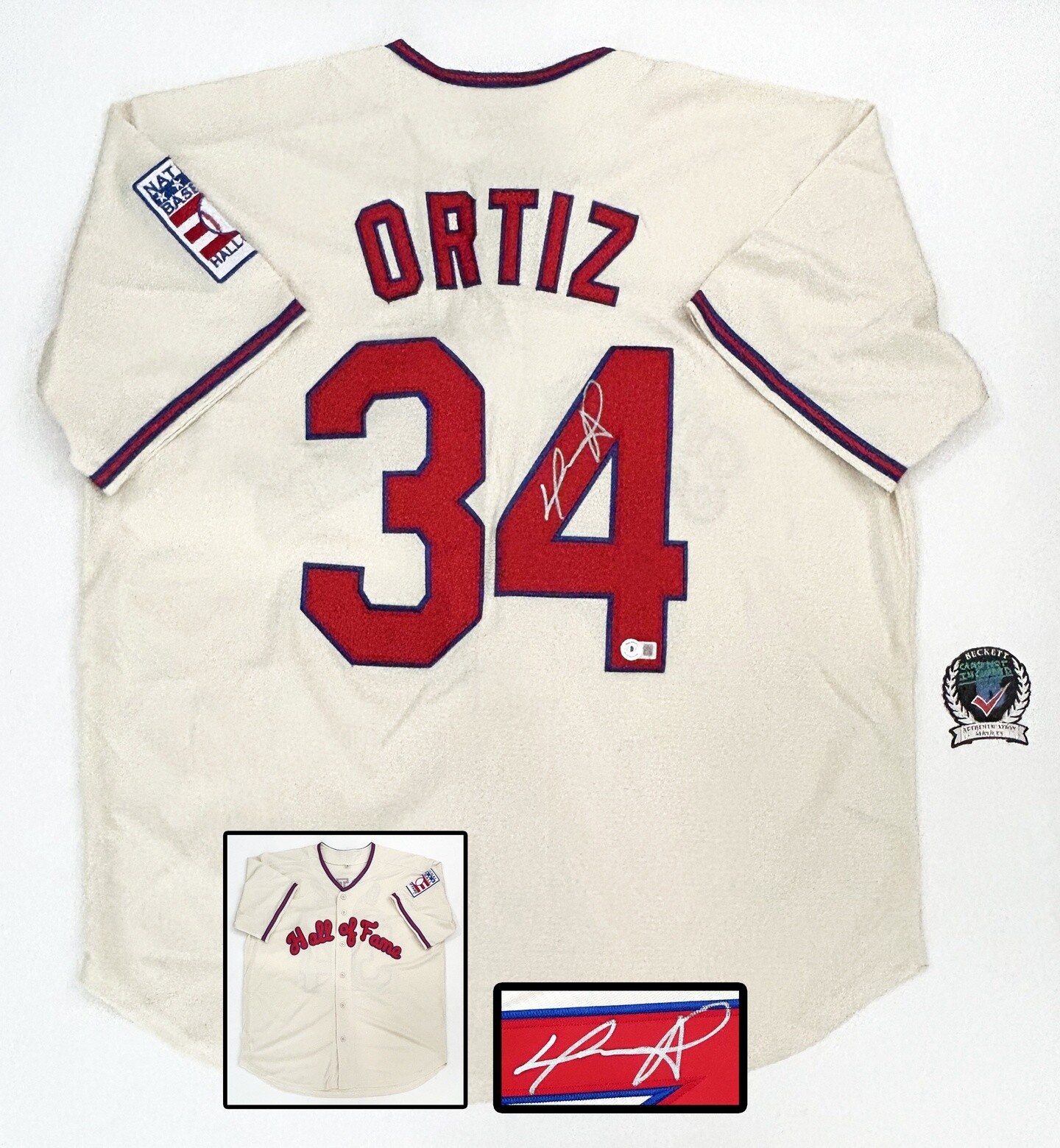 David Ortiz Signed Hall of Fame Jersey Boston Red Sox HOF Big Papi ...