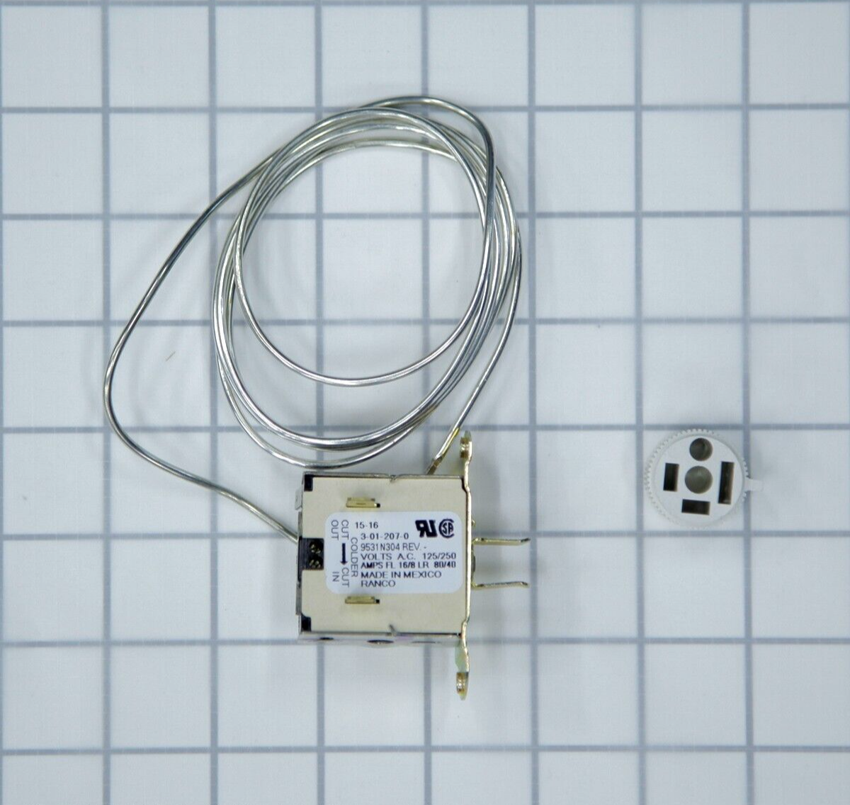 SUB-ZERO 7014665 CONTROL/THERMOSTAT FOR 511, 550, 501F (FREEZER SIDE ...