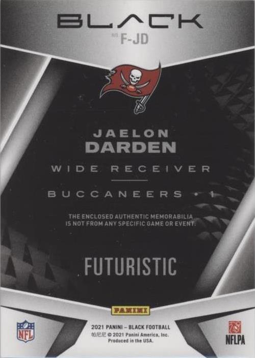 2021 Panini Black Jaelon Darden #F-JD for sale | eBay