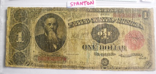 1891 TREASURY NOTE $1 LARGE SIZE 'STANTON' | eBay