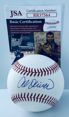 Al Oliver Pittsburgh Pirates signed MLB Baseball Ball autographed JSA ...