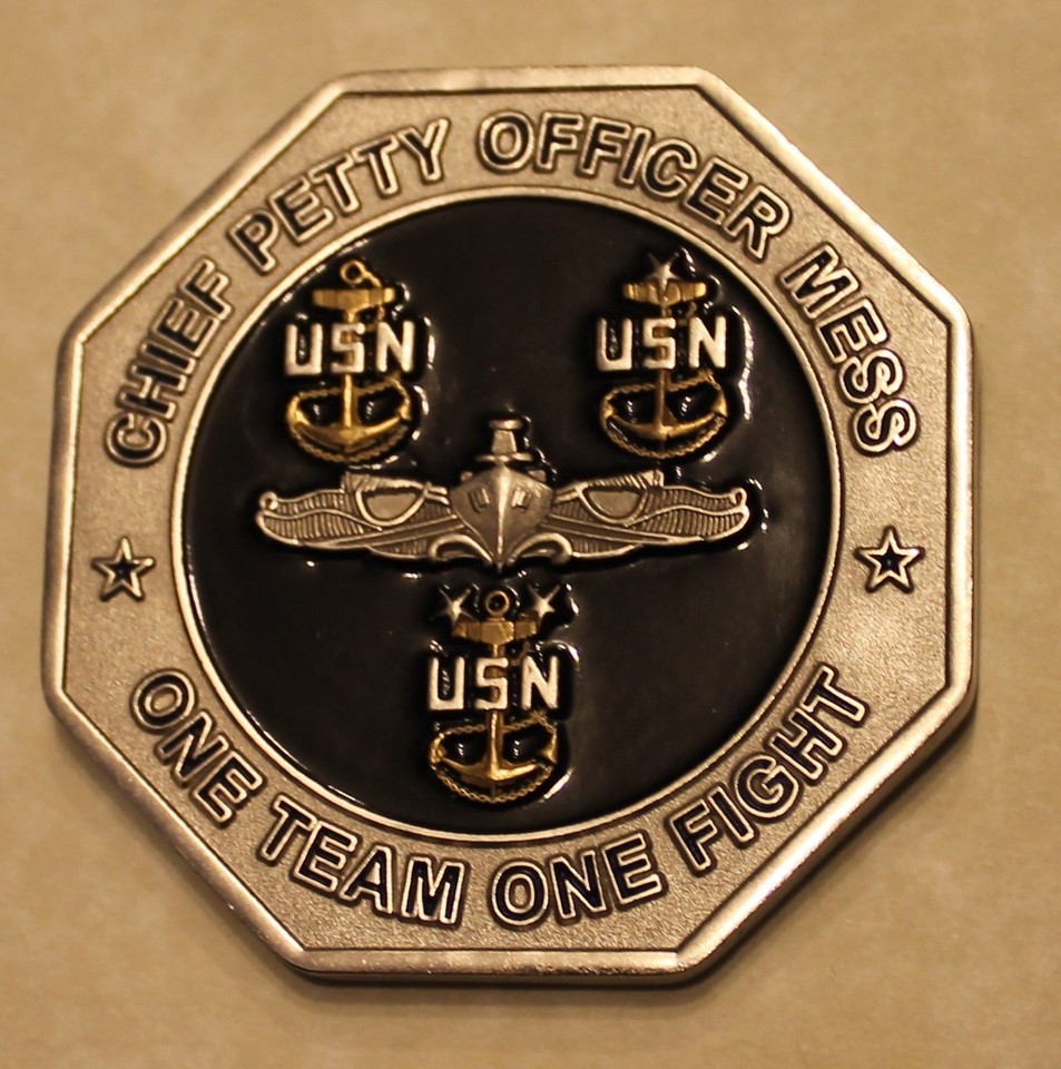 USS Nitze (DDG-94) Chief's Mess Navy Challenge Coin | eBay