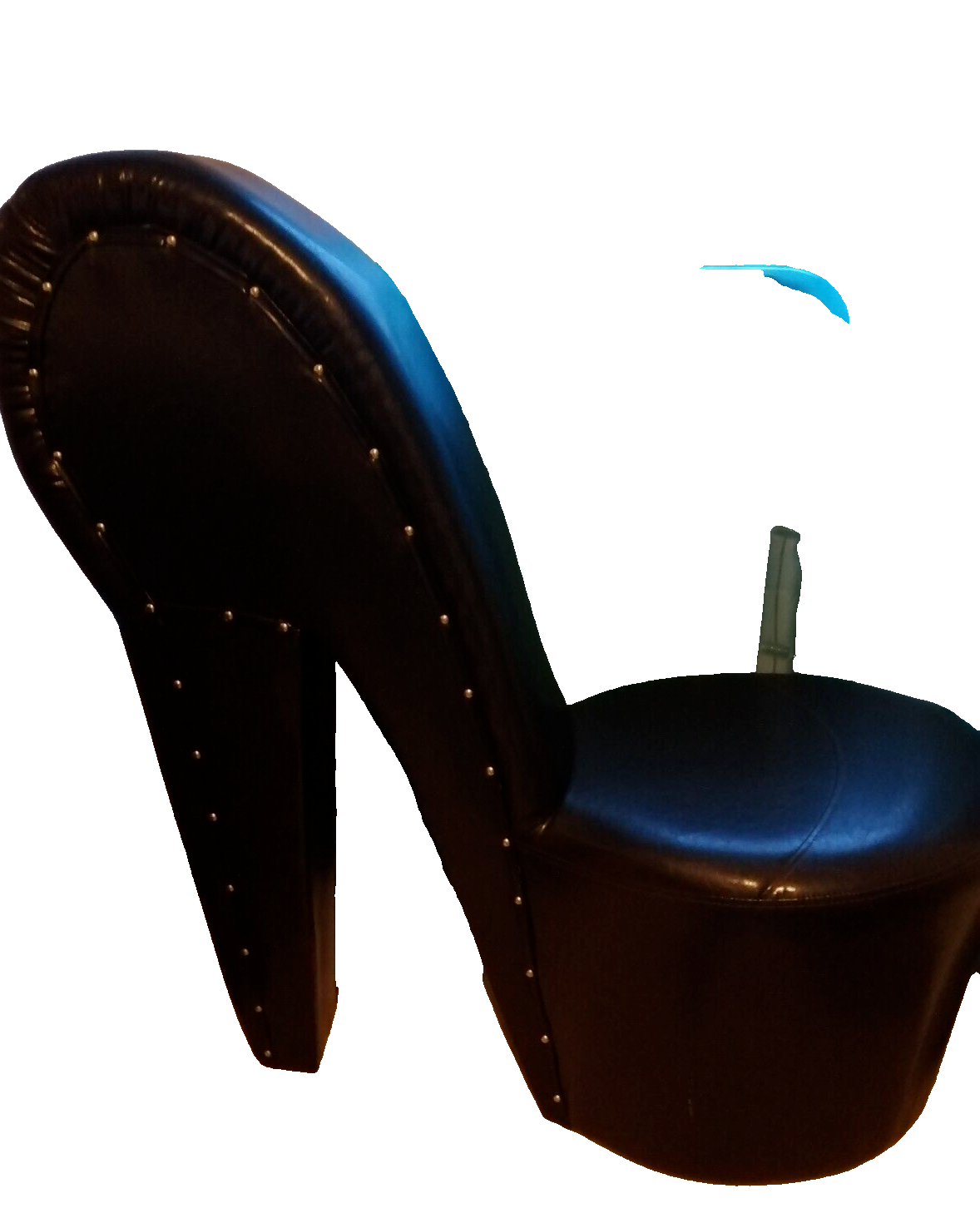 Faux leather stiletto shoe chair. Collection/Courier - Devon UK | eBay UK