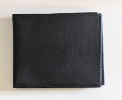 Amity Emblem Leather Billfold Wallet, Black* | eBay