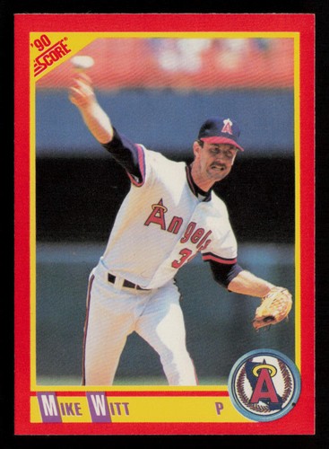 1990 Score Mike Witt #226 California Angels Baseball Card | eBay