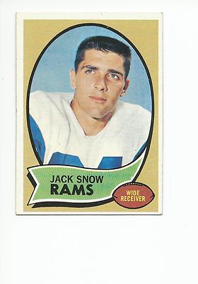 JACK SNOW 1970 Topps card #44 LA Los Angeles Rams Football EX+ | eBay