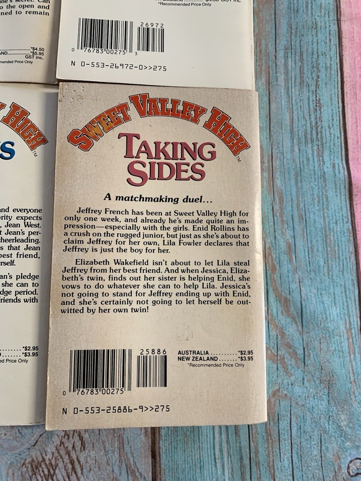 Vtg Sweet Valley High Books 28, 29, 30, 31 Lot Of 4 Francine Pascal Sequential | eBay